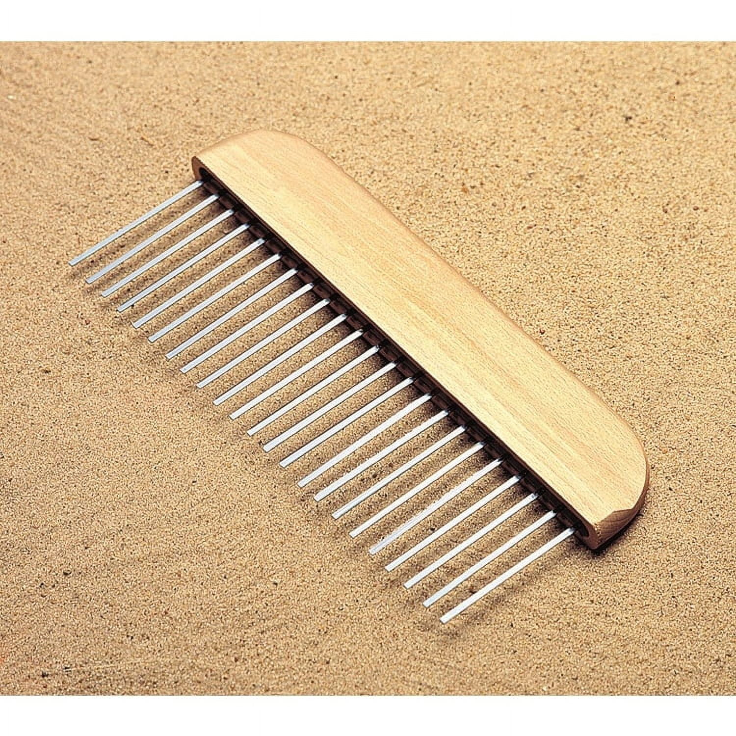 Kraft Tools CC201 12" Flat Wire Texture Hand Broom 1/2" Spacing ...