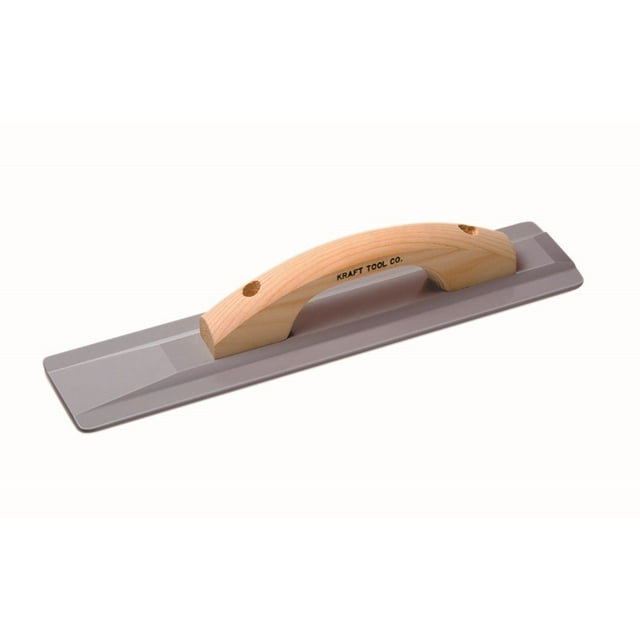 Kraft Tools CF015 16"x3-1/2" Wide Magnesium Hand Float with Wood Handle ...