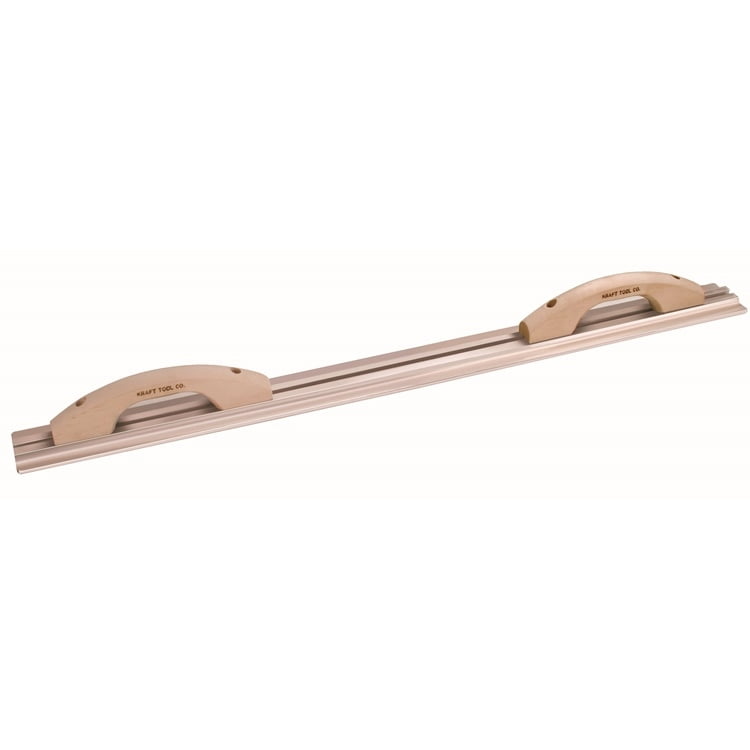 Kraft Tools CF043 48"x3-1/4" Hand & Curb Magnesium Darby with 2 Wood ...