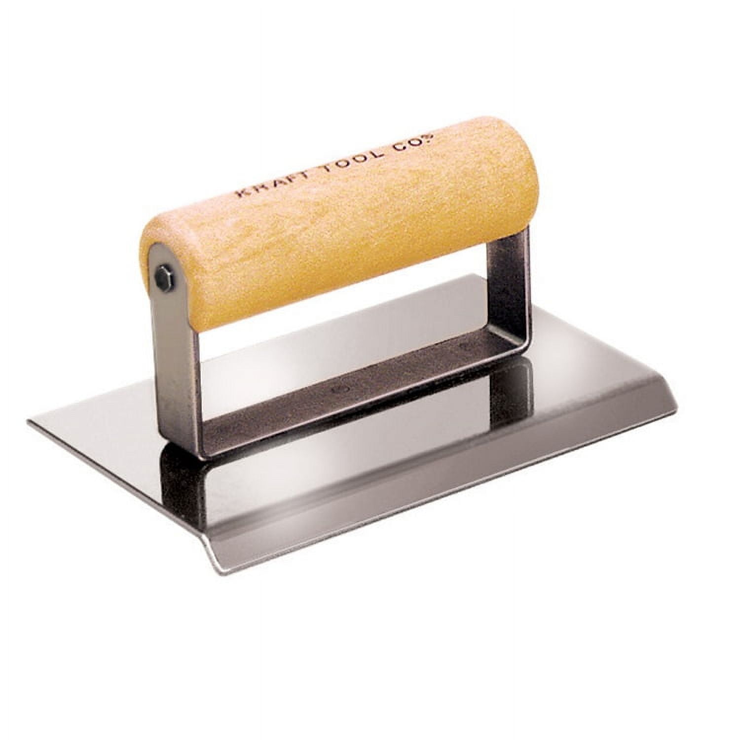 Kraft Tools CF089 6"x3" Stainless Steel Carpet Edger 45 Degree Angle 3/ ...