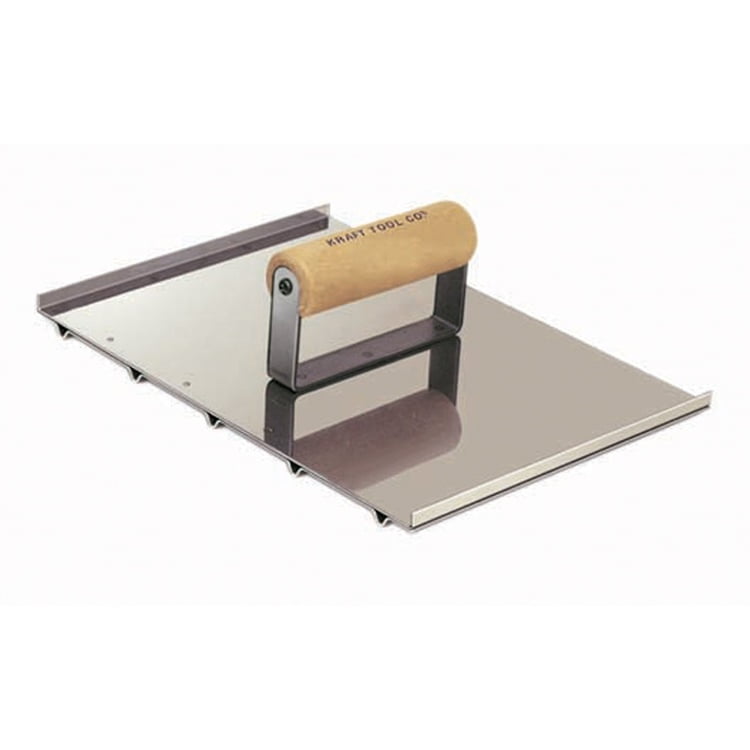 Kraft Tools CF093 8"x10-1/2" Wheelchair Hand Groover w/Wood Handle ...