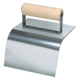 Kraft Tools CF197 6"x5" 1-1/2" R Curb Tool with Wood Handle - Walmart.com