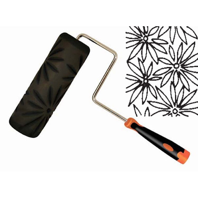 Kraft Tools DW183 Decorative Texture Roller - Poinsettia - Walmart.com