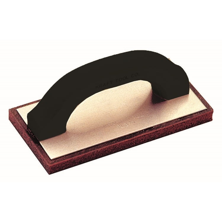 Kraft Tools PL374P 8"x4" Red Rubber Float w/Plastic Handle - Walmart.com