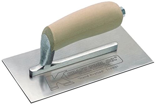 Kraft Tools PL408 8"x5" Midget Trowel w/Wood Handle - Walmart.com