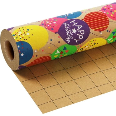 Happy Birthday Roll Wrap - Spritz - Walmart.com