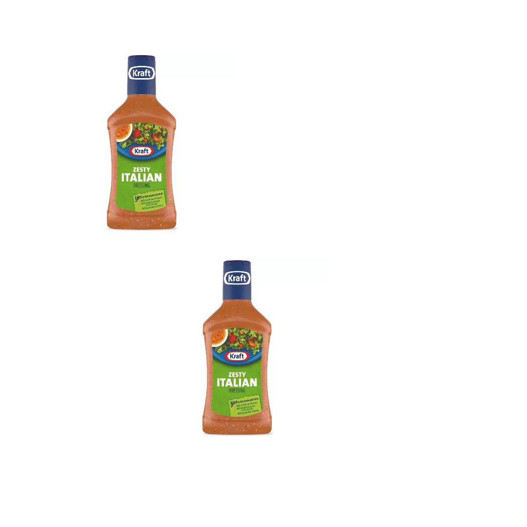 Kraft Zesty Italian Salad Dressing - 16fl oz Pack of 2 - Walmart.com