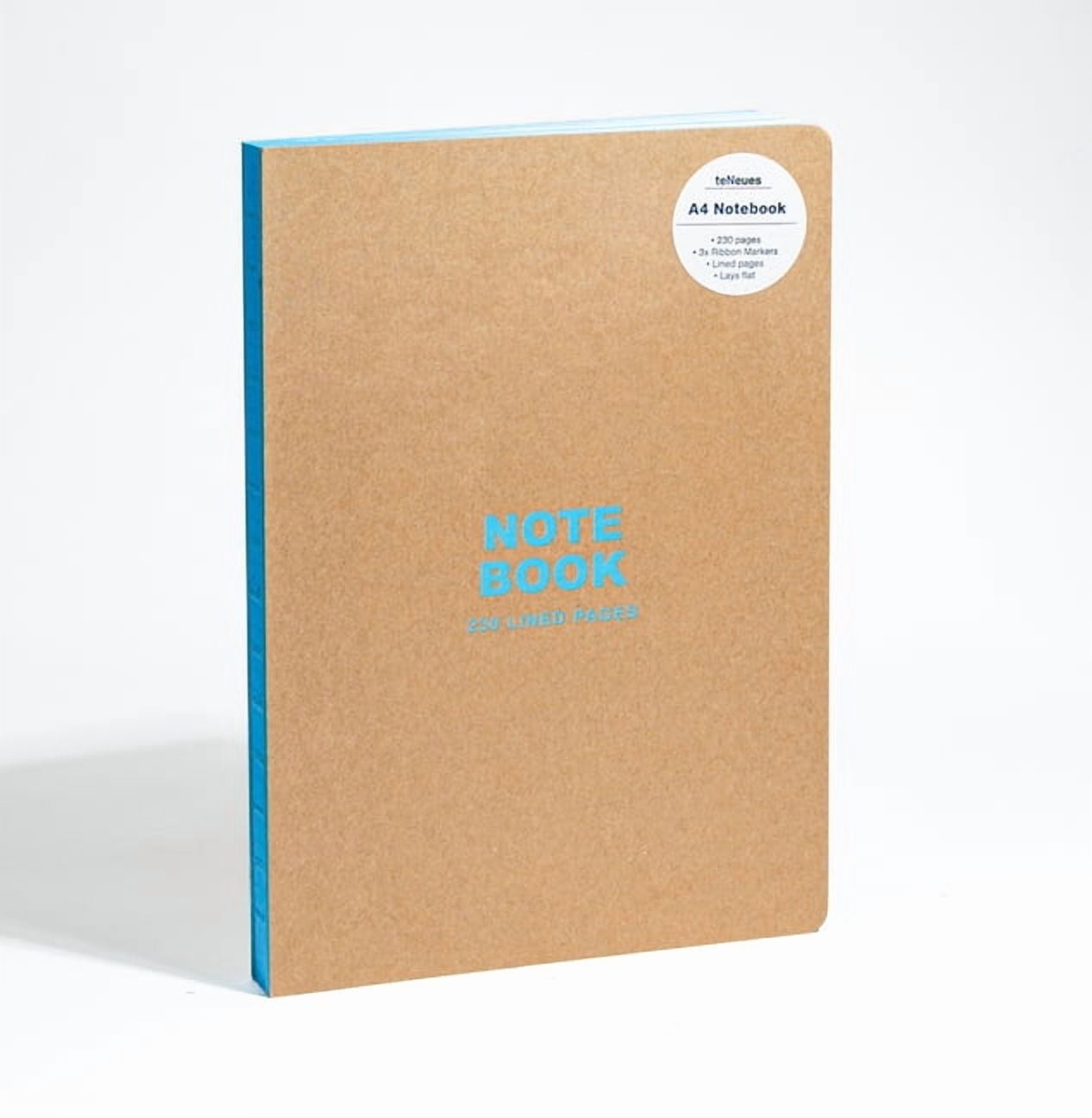 Kraft and Blue A4 Notebook: Large Format Hardcover A4 Style Notebook ...
