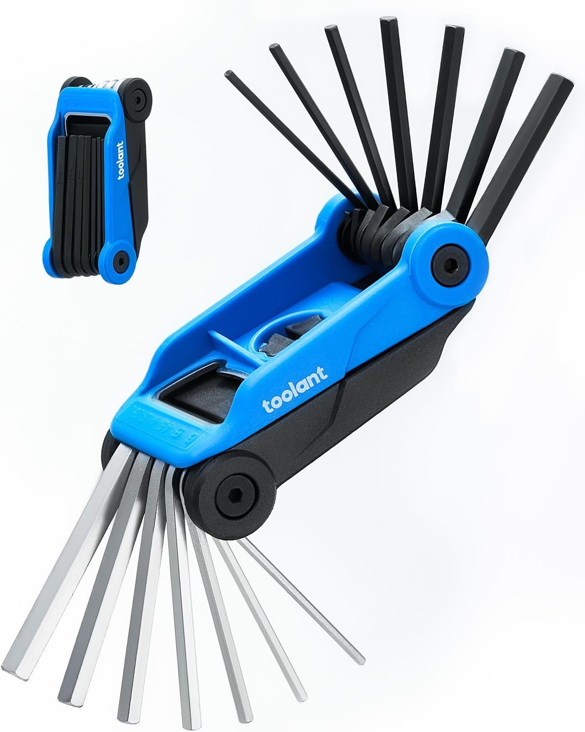 Kraftek toolant 14-Piece Folding Hex Key Set, SAE & Metric Allen ...