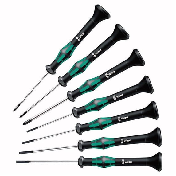 Kraftform Micro Slotted & Phillips Precision Screwdriver Set - 7 Piece ...