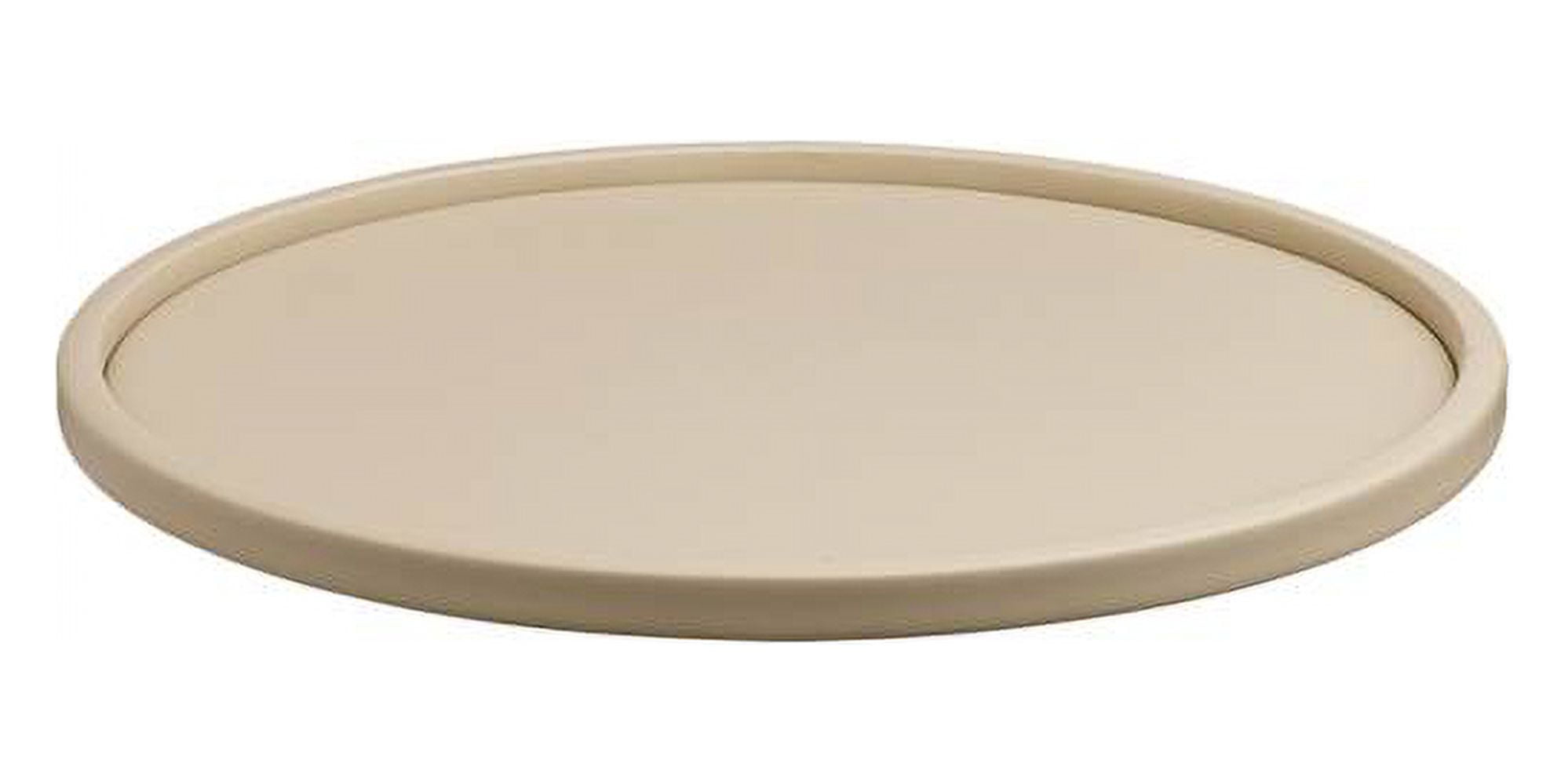 Kraftware 51532 14 in. Contempo Round Serving Tray with 0.5 in. Rim ...
