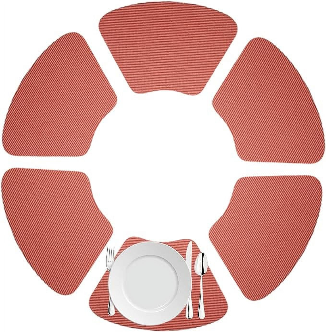 Kraftware Fishnet Wedge Placemats to Add Color to Any Round Outdoor ...