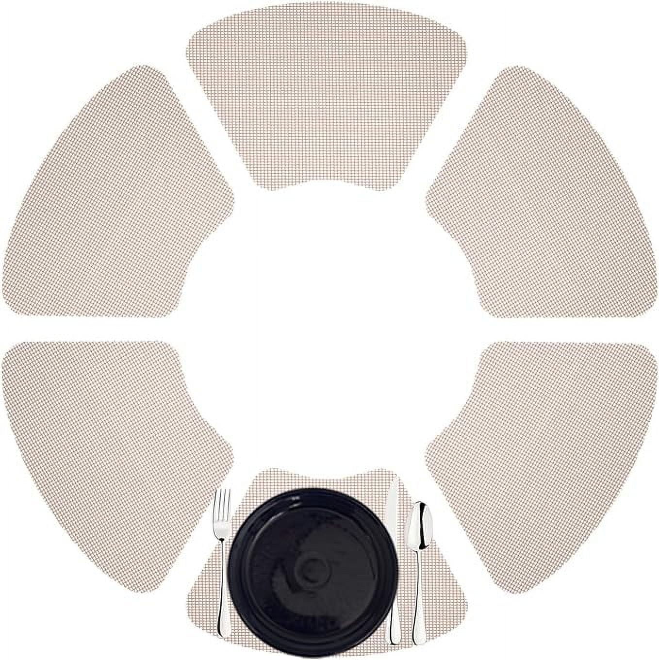 Kraftware Fishnet Wedge Placemats to Add Color to Any Round Outdoor ...