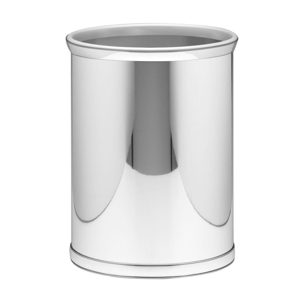 Kraftware Mylar Metallic 14-inch Oval Waste Basket - Walmart.com
