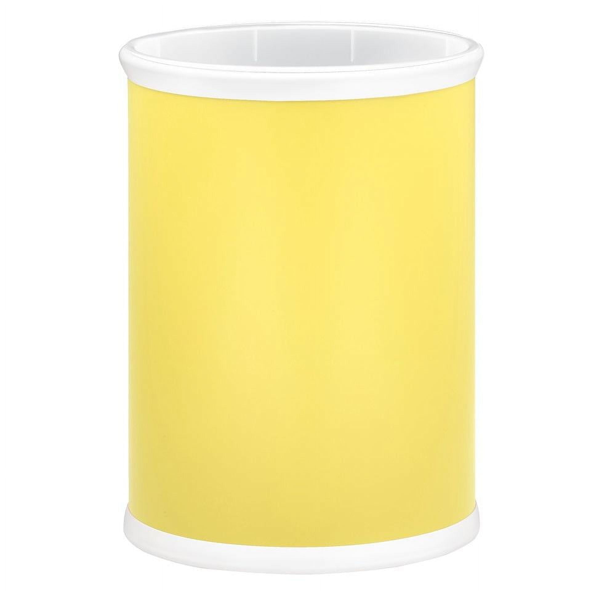 Kraftware Rainbow Collection Oval Wastebasket With Plastic Liner, Adds ...