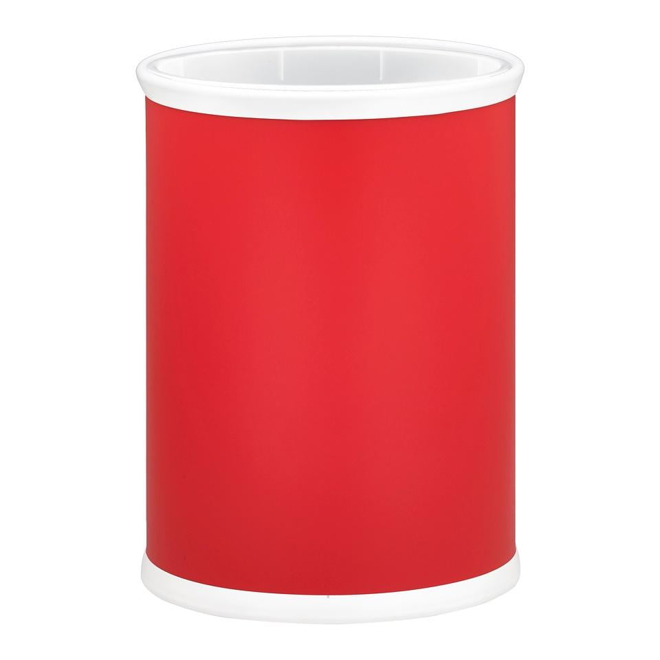 Kraftware Rainbow Collection Oval Wastebasket With Plastic Liner, Adds ...