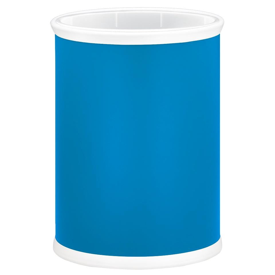 Kraftware Rainbow Collection Oval Wastebasket With Plastic Liner, Adds ...