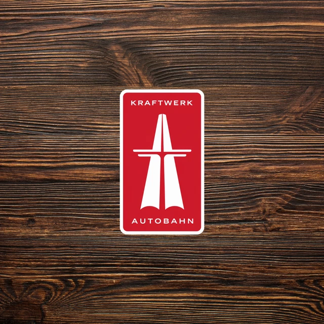 Kraftwerk Autobahn Sticker - Classic Electronic Music Album Cover Art ...