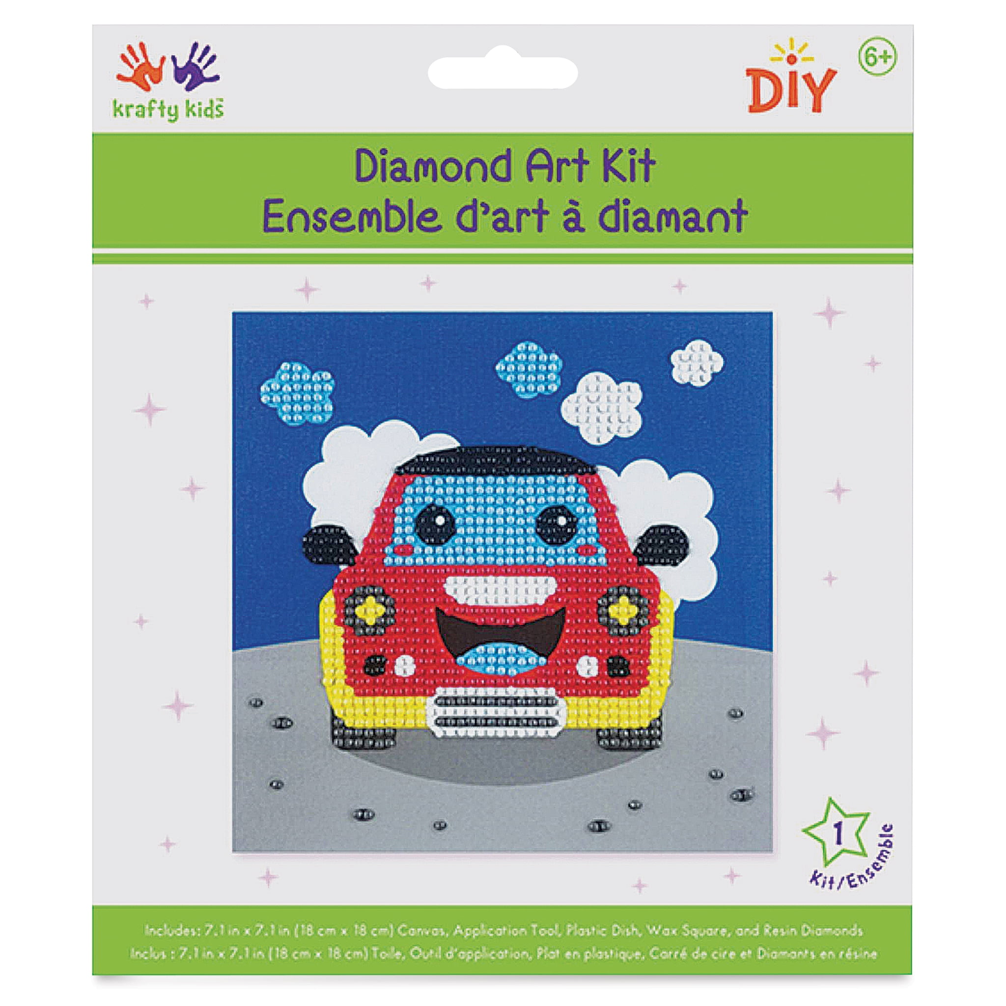 Krafty Kids Diamond Art Kit - Car - Walmart.com