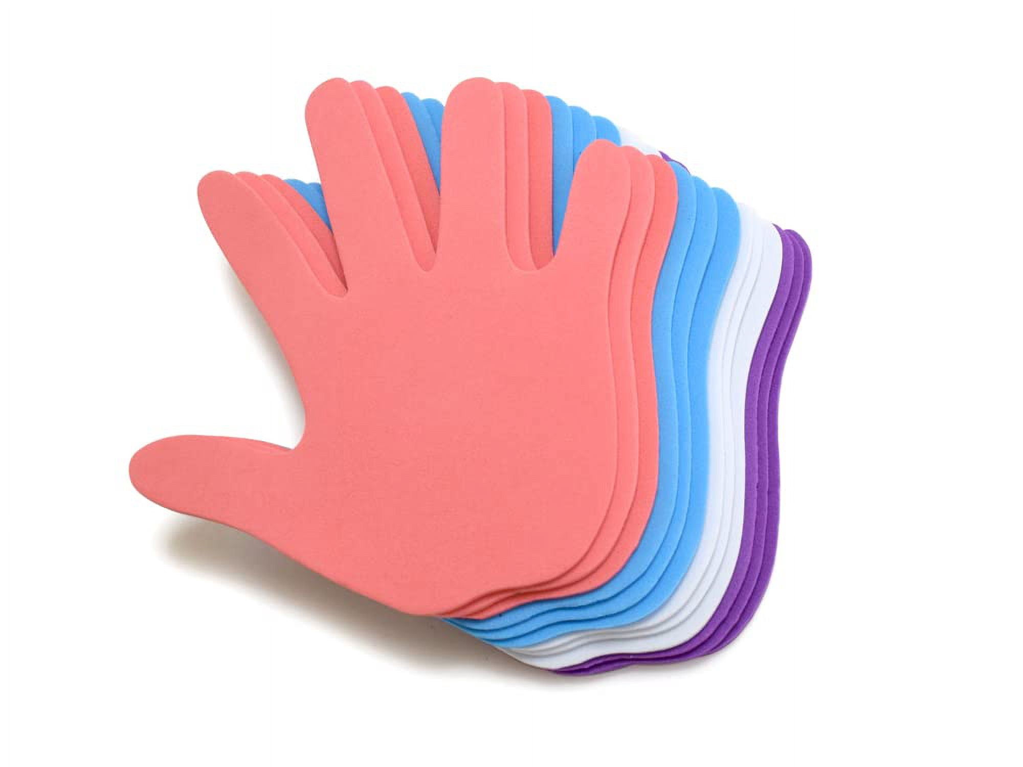 Krafty Kids Foam Hands Craft Shapes - 12 Piece - Colors C68 - Walmart.com