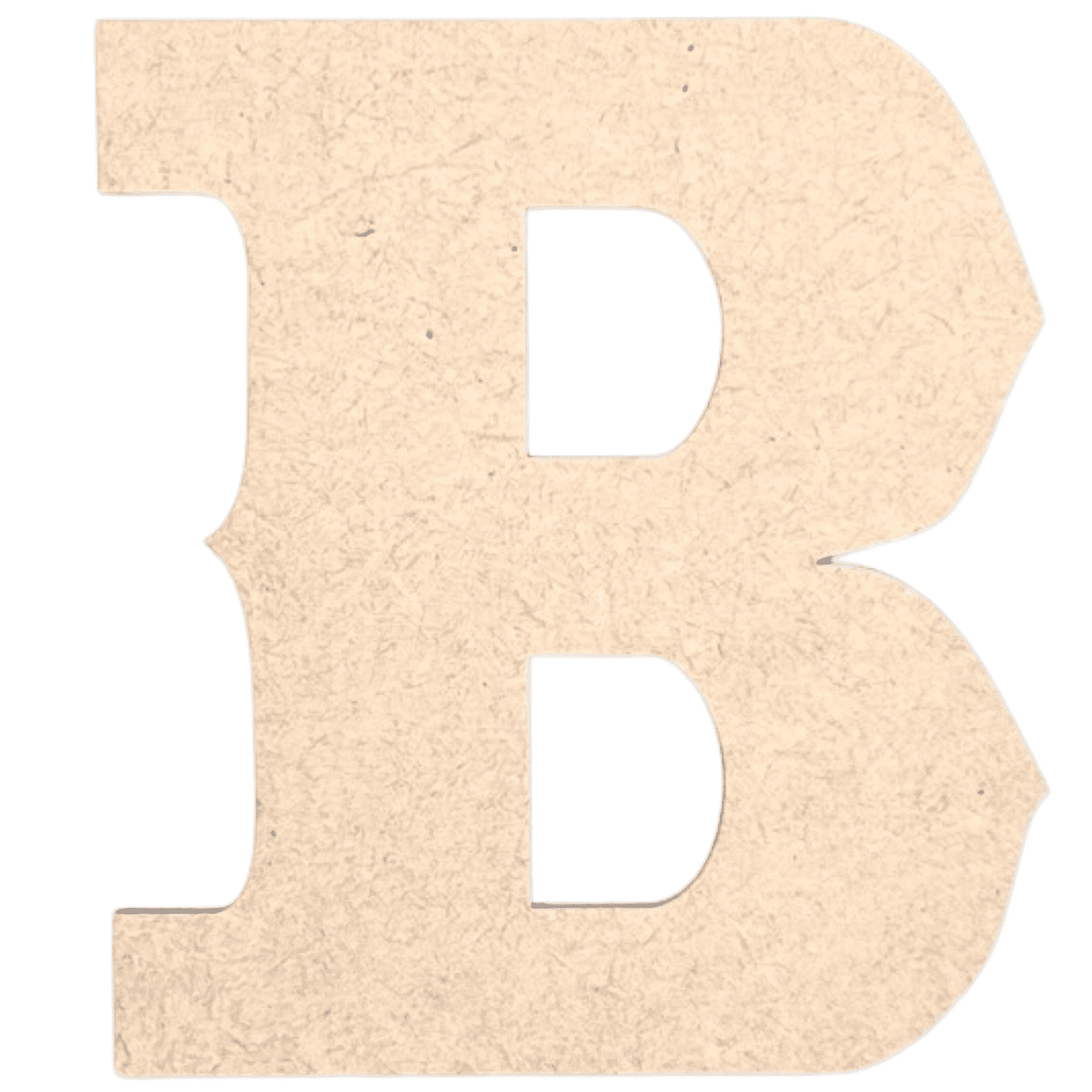 Krafty Supply 10" Tall Western Block - MDF Letter B | 1/4" Thick ...