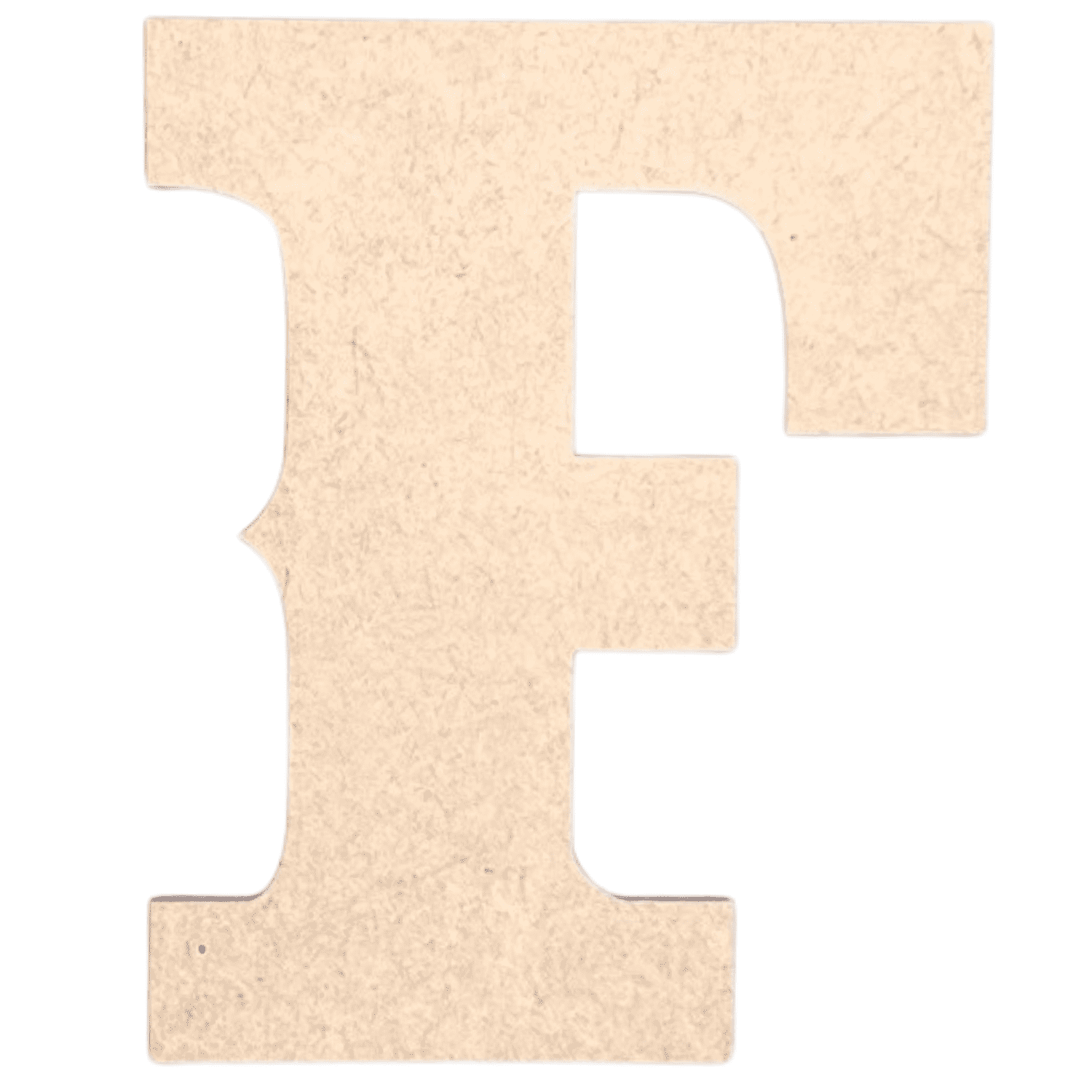 Krafty Supply 10" Tall Western Block - MDF Letter F | 1/8" Thick ...