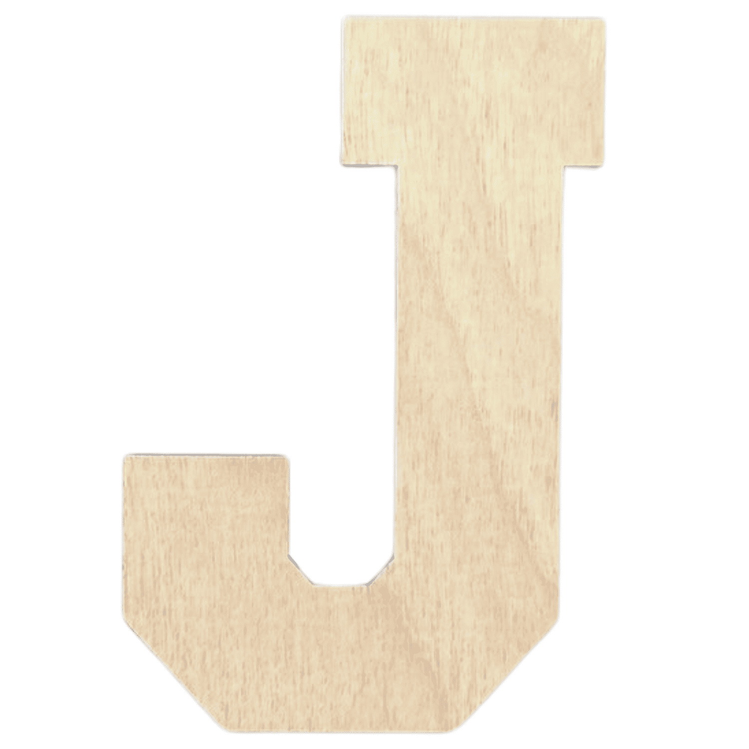 Krafty Supply - 12" Tall Birch Letter J | 1/4" Birch Plywood ...