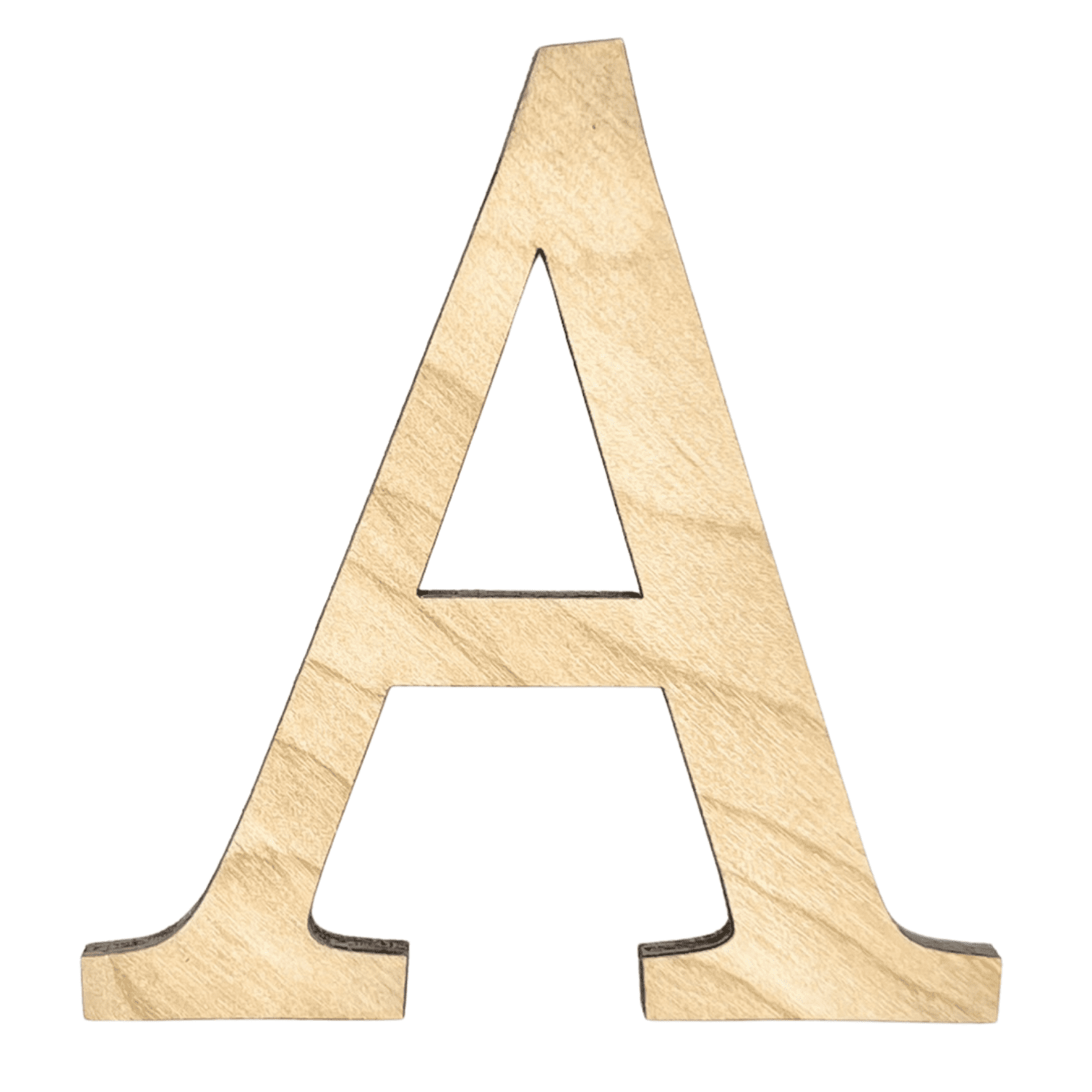 Krafty Supply 12" Tall Greek Wood Letter ALPHA | 1/4" Thick Birch ...