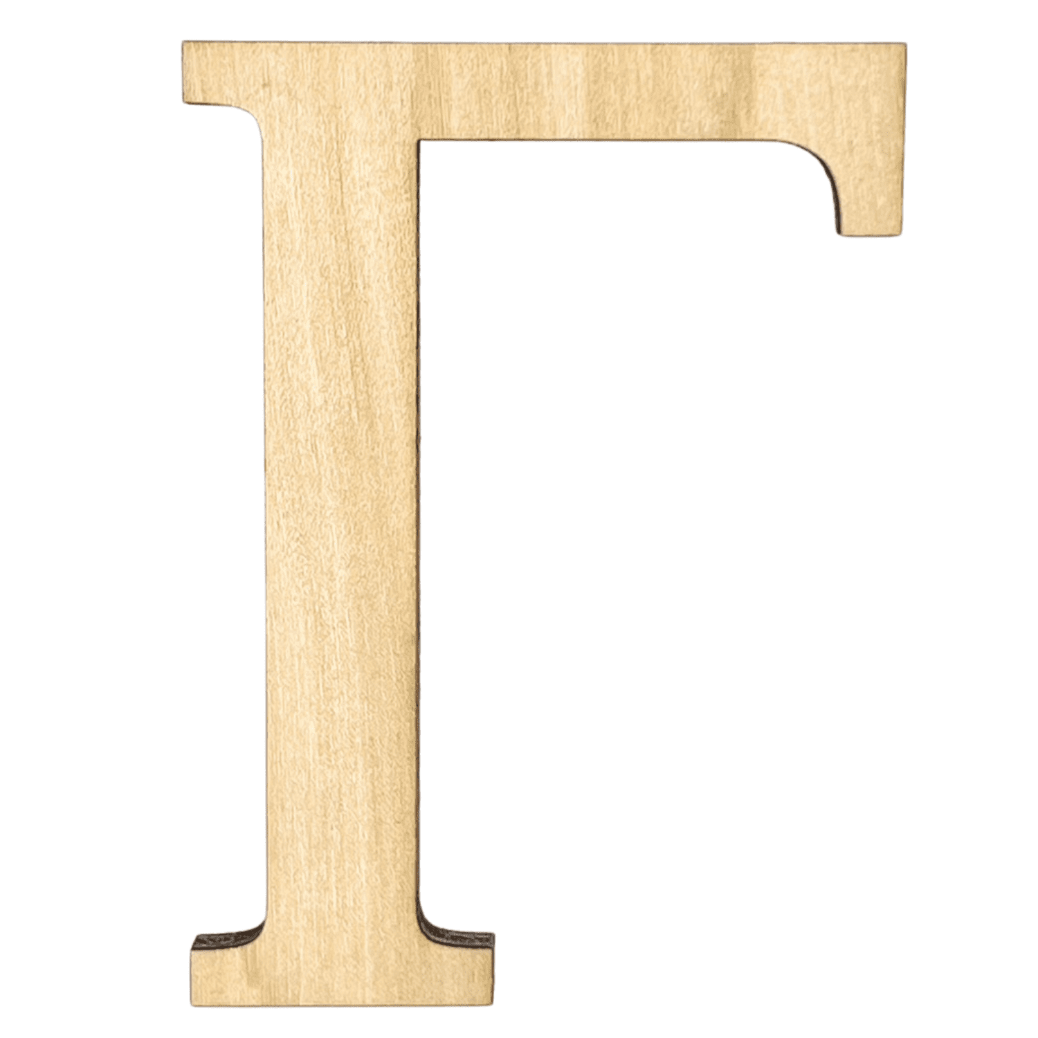 Krafty Supply 12" Tall Greek Wood Letter GAMMA | 1/4" Thick Birch ...