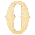 Krafty Supply 12" Tall MDF Letter O |1/4" Thick | Western Railroad ...