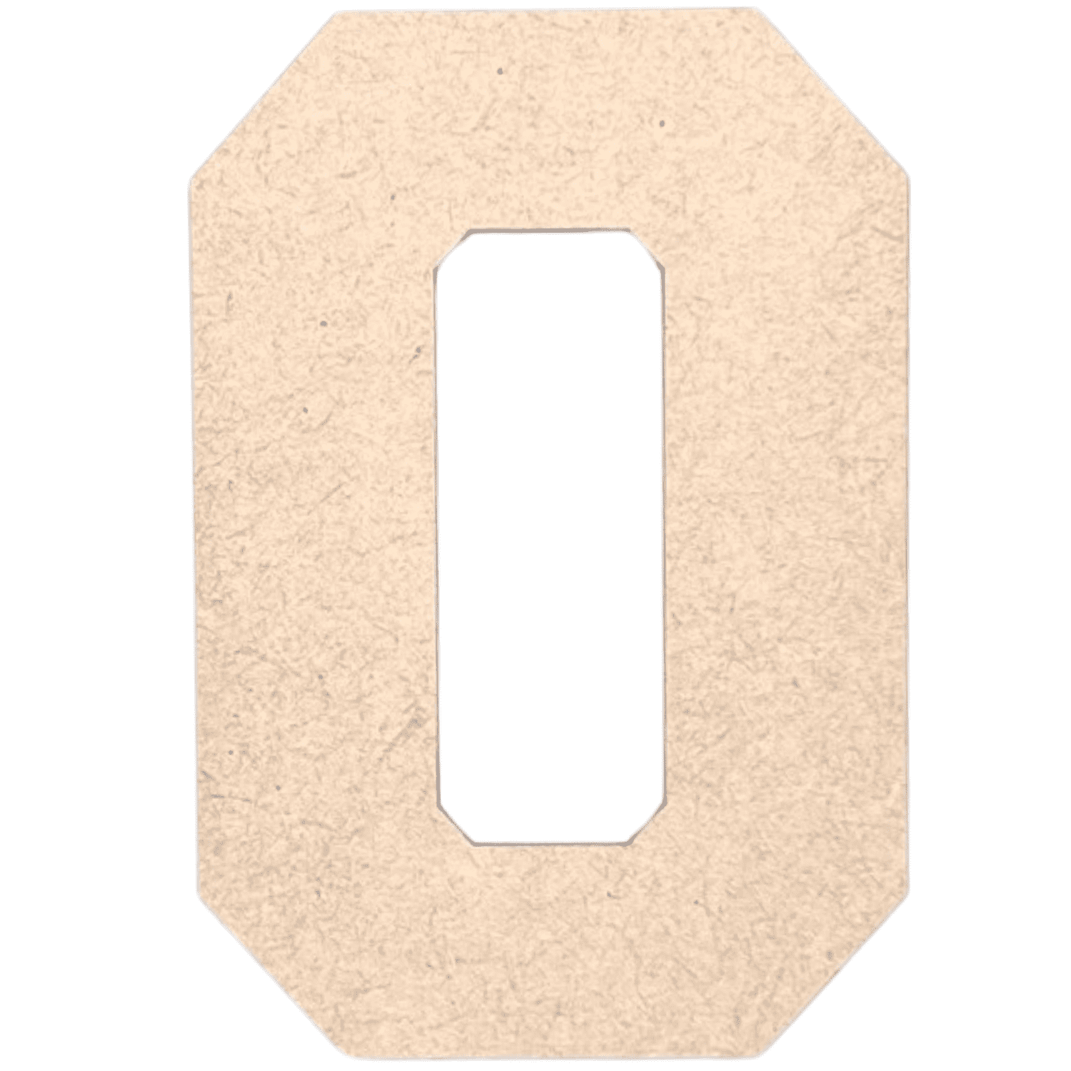 Krafty Supply - 18" Tall MDF Number 0 | 1/8" Thick | Collegiate ...