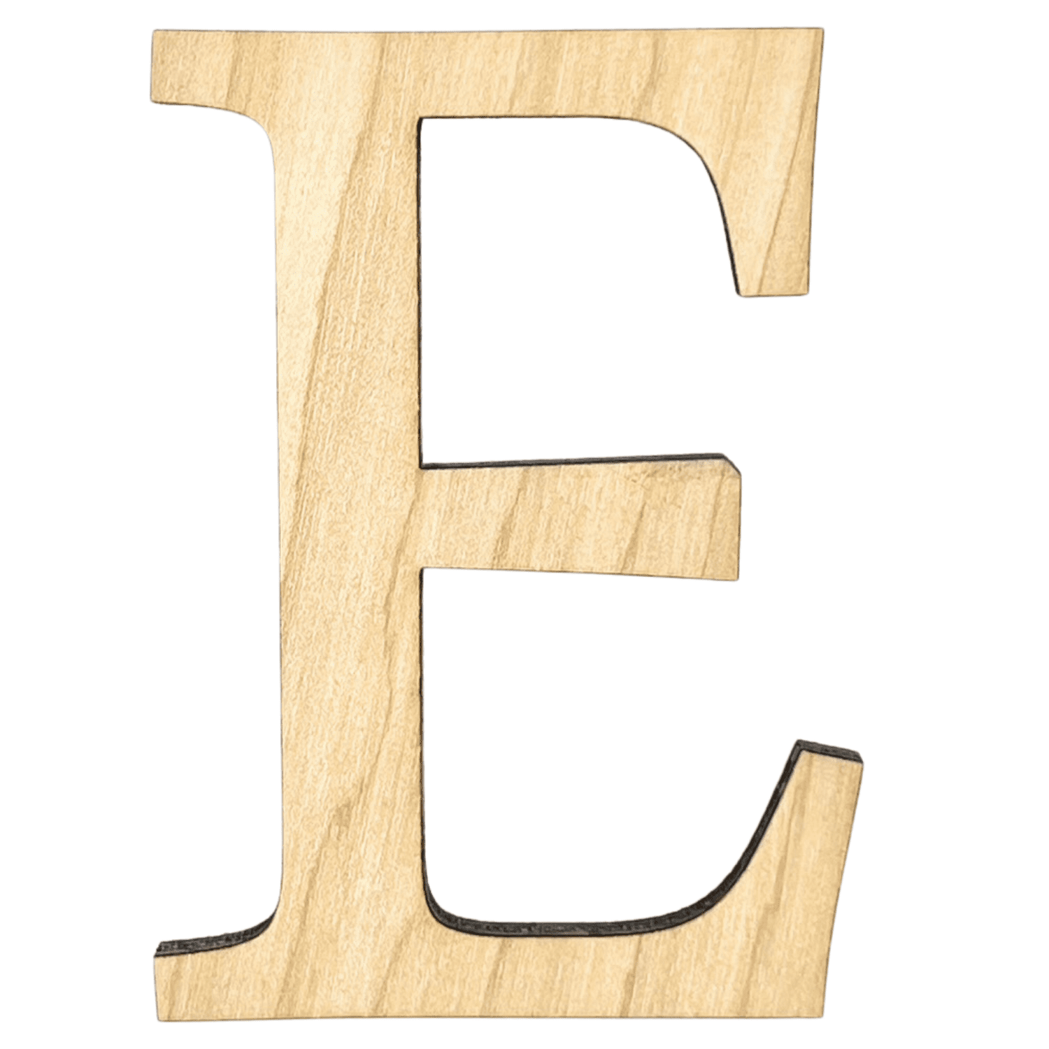 Krafty Supply 2" Tall Greek Wood Letter EPSILON| 1/4" Thick Birch ...