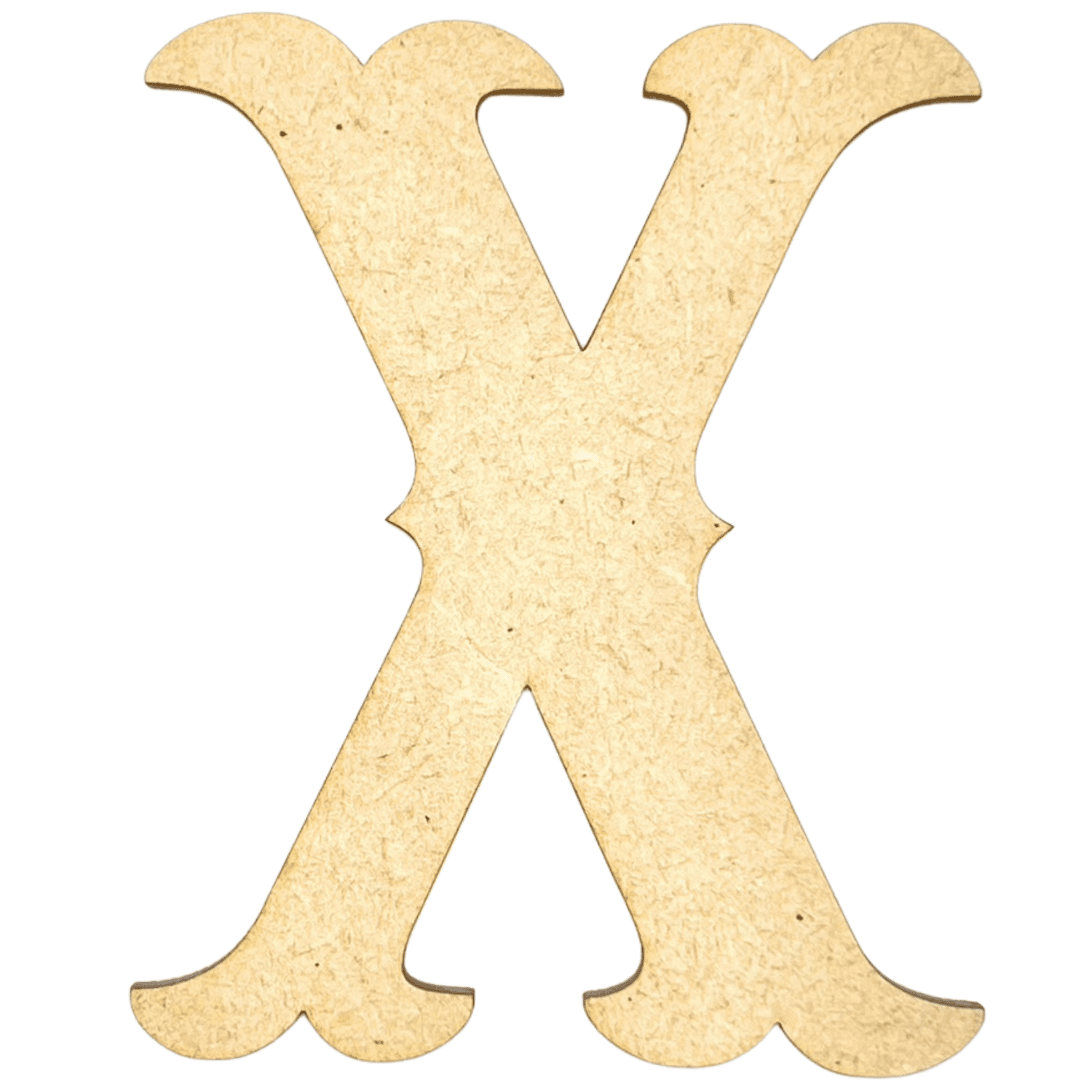Krafty Supply 2" Tall MDF Letter X |1/8" Thick | Western Railroad ...