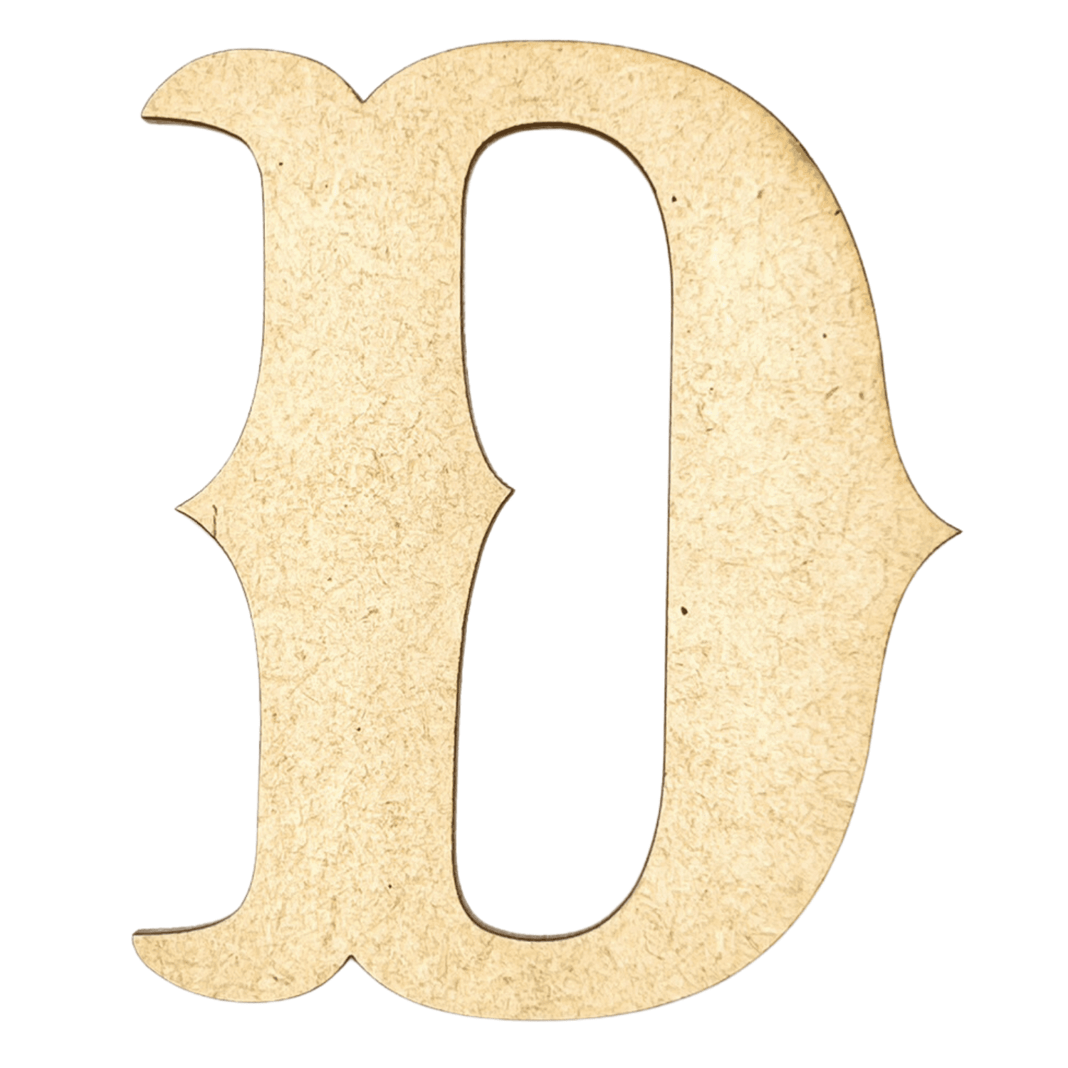 Krafty Supply 20" Tall MDF Letter D |1/4" Thick | Western Railroad ...