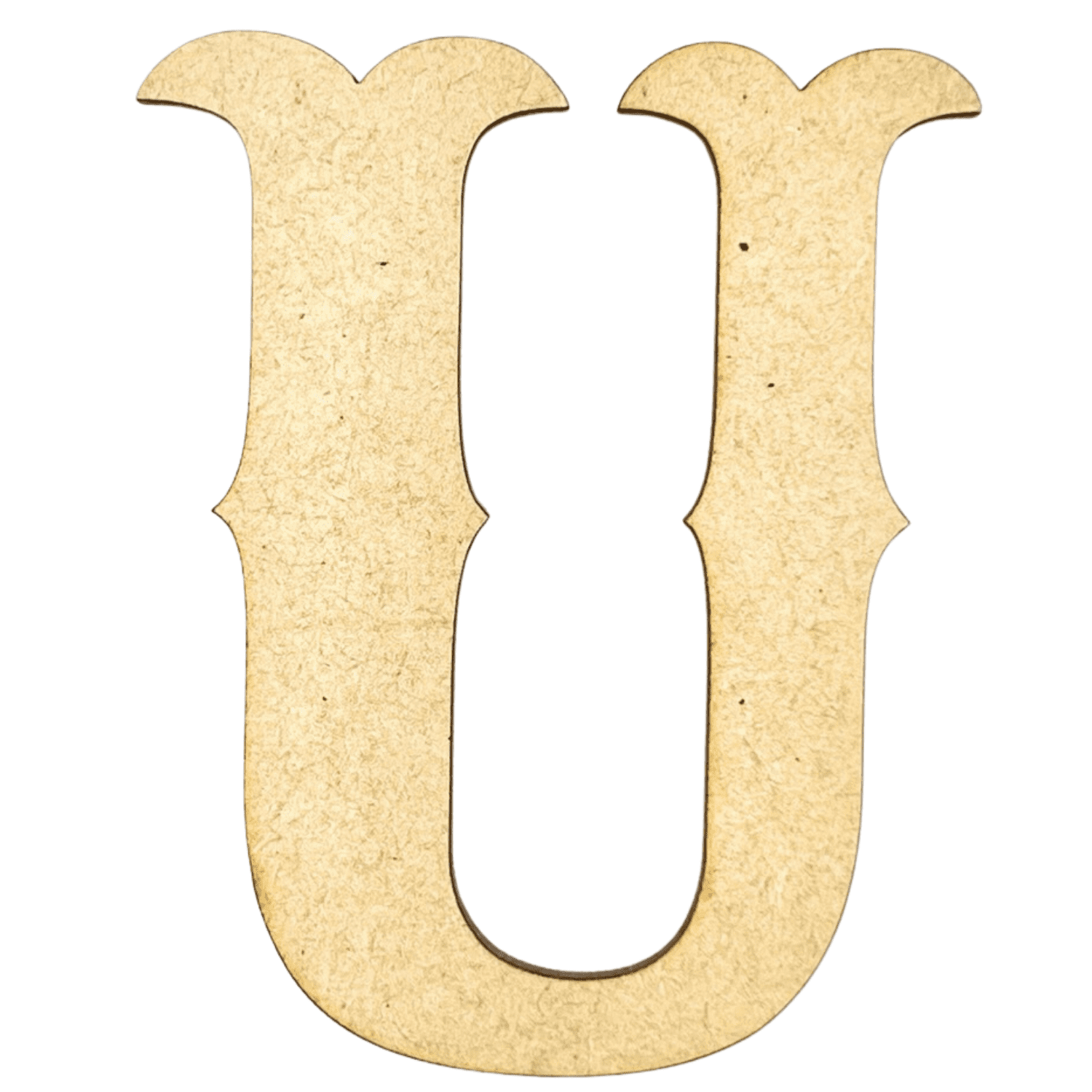 Krafty Supply 22" Tall MDF Letter U |1/8" Thick | Western Railroad ...