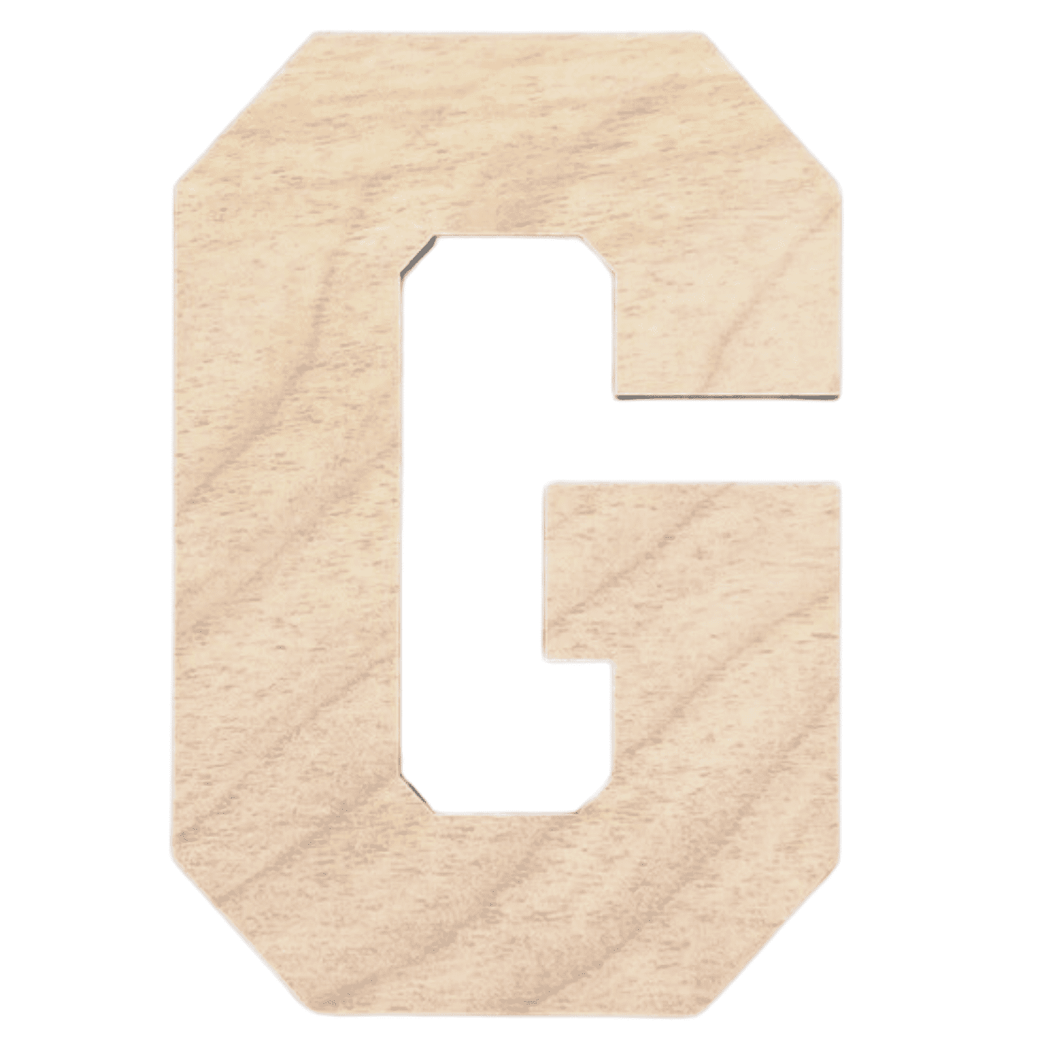 Krafty Supply - 4" Tall Birch Letter G | 1/4" Birch Plywood |Collegiate ...
