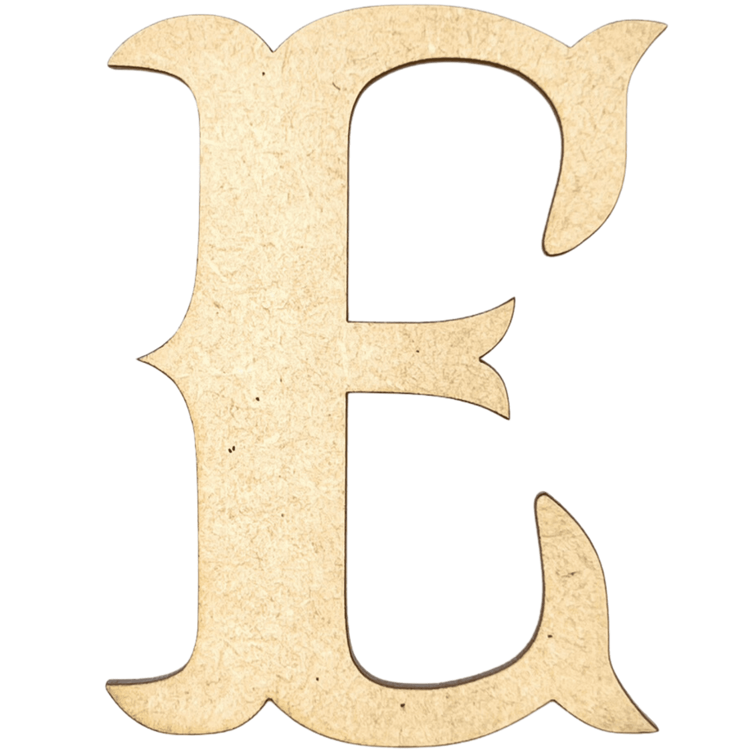 Krafty Supply 4" Tall MDF Letter E |1/8" Thick | Western Railroad ...