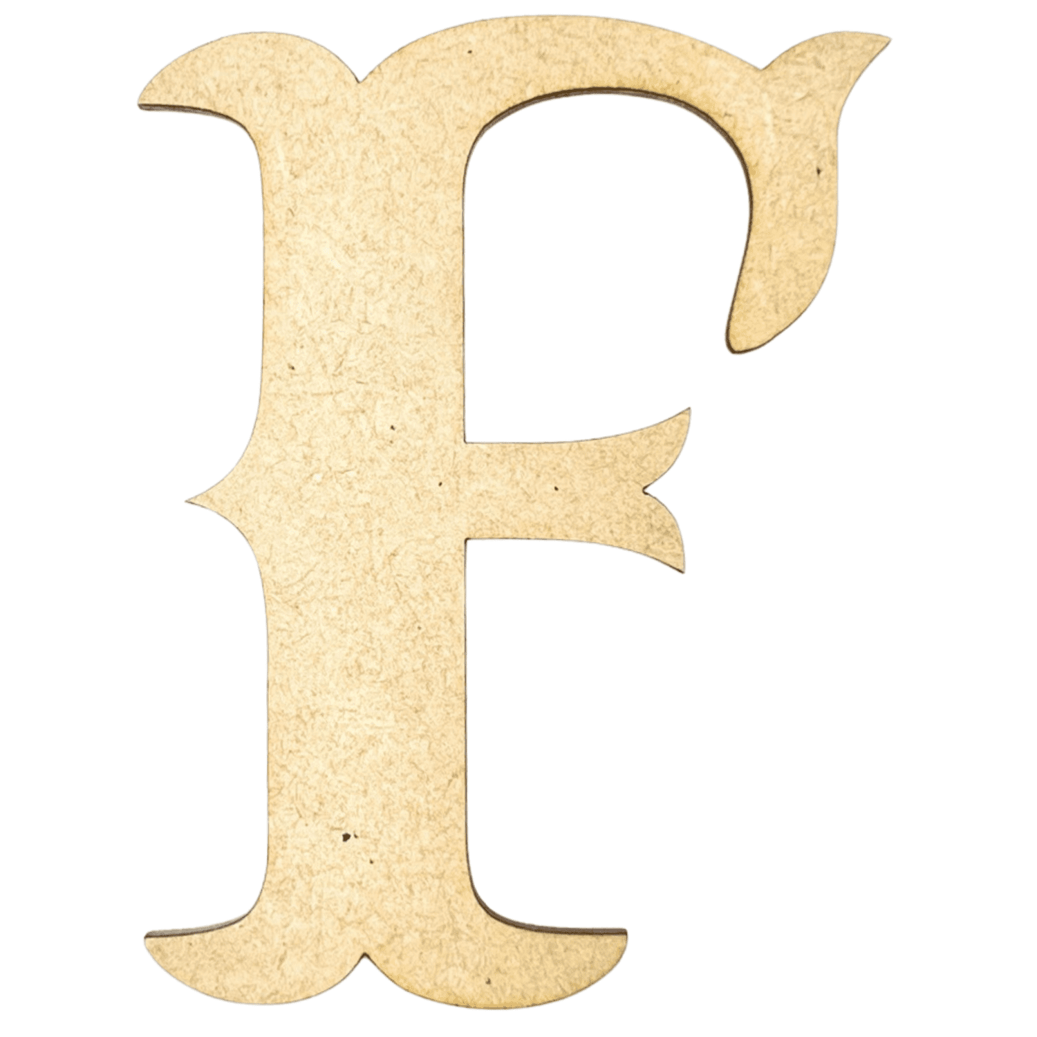 Krafty Supply 4" Tall MDF Letter F |1/4" Thick | Western Railroad ...