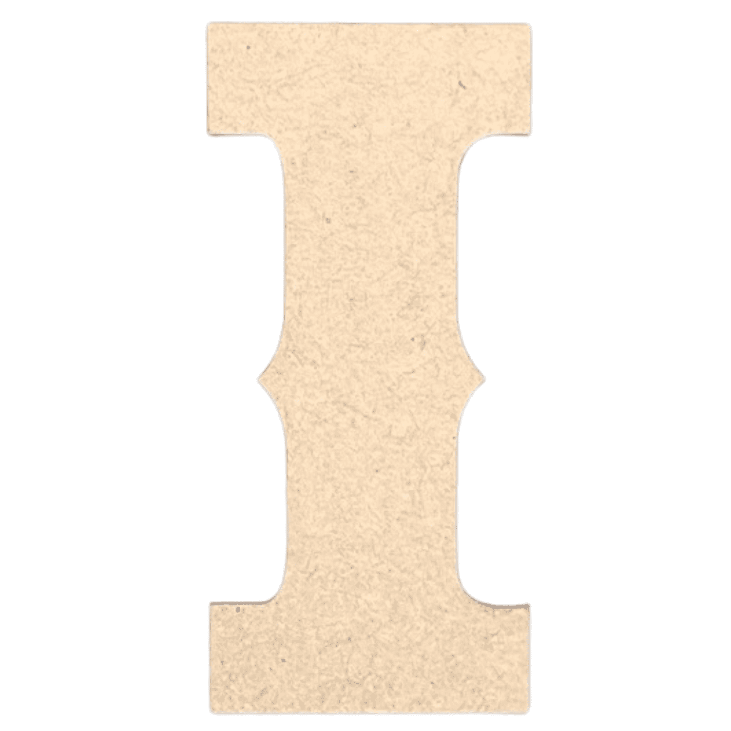 Krafty Supply 4" Tall Western Block - MDF Letter I | 1/8" Thick ...