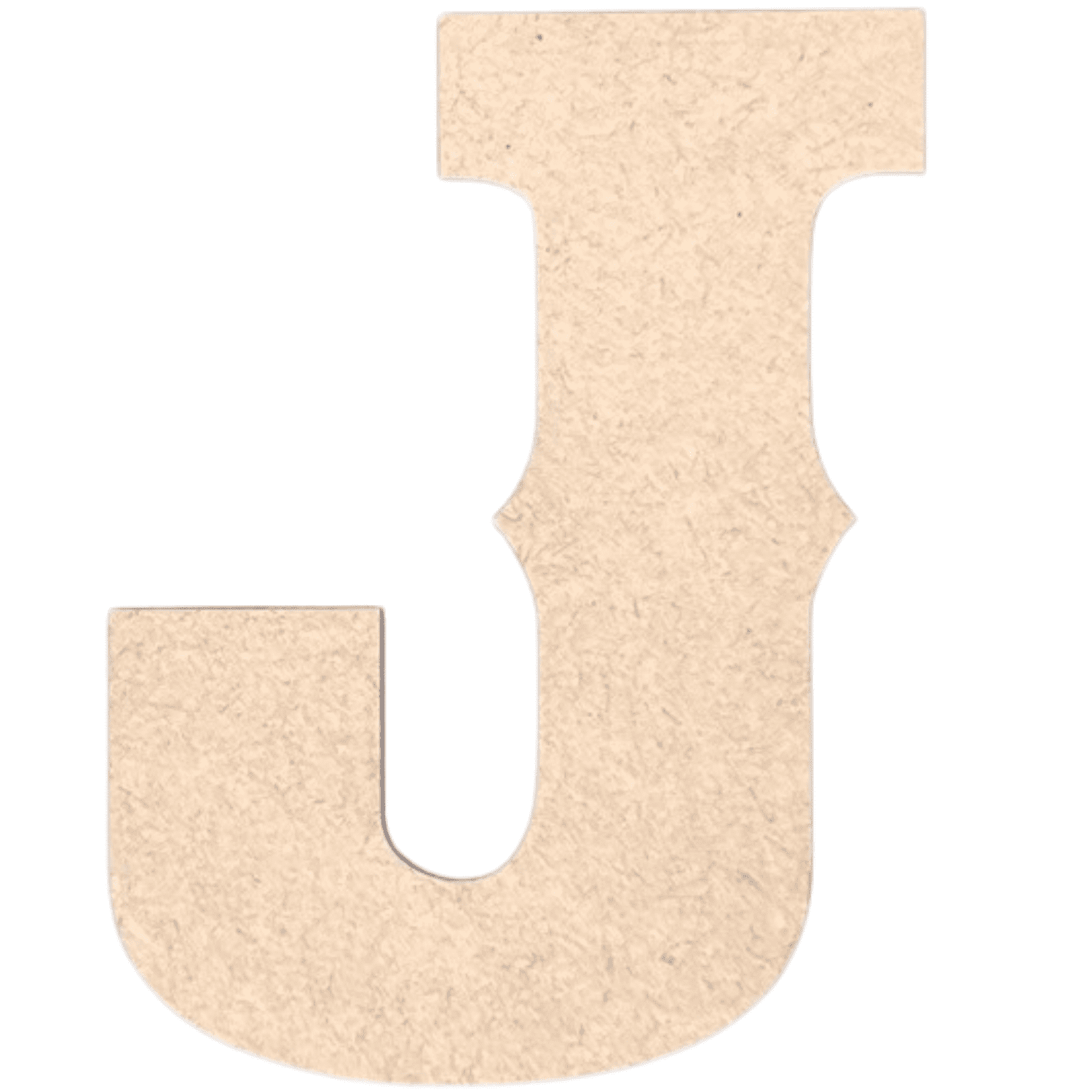 Krafty Supply 4" Tall Western Block - MDF Letter J | 1/4" Thick ...