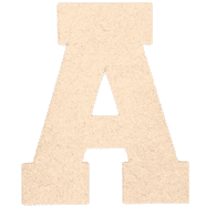 Krafty Supply 12" Tall Western Block - MDF Letter P | 1/4" Thick ...