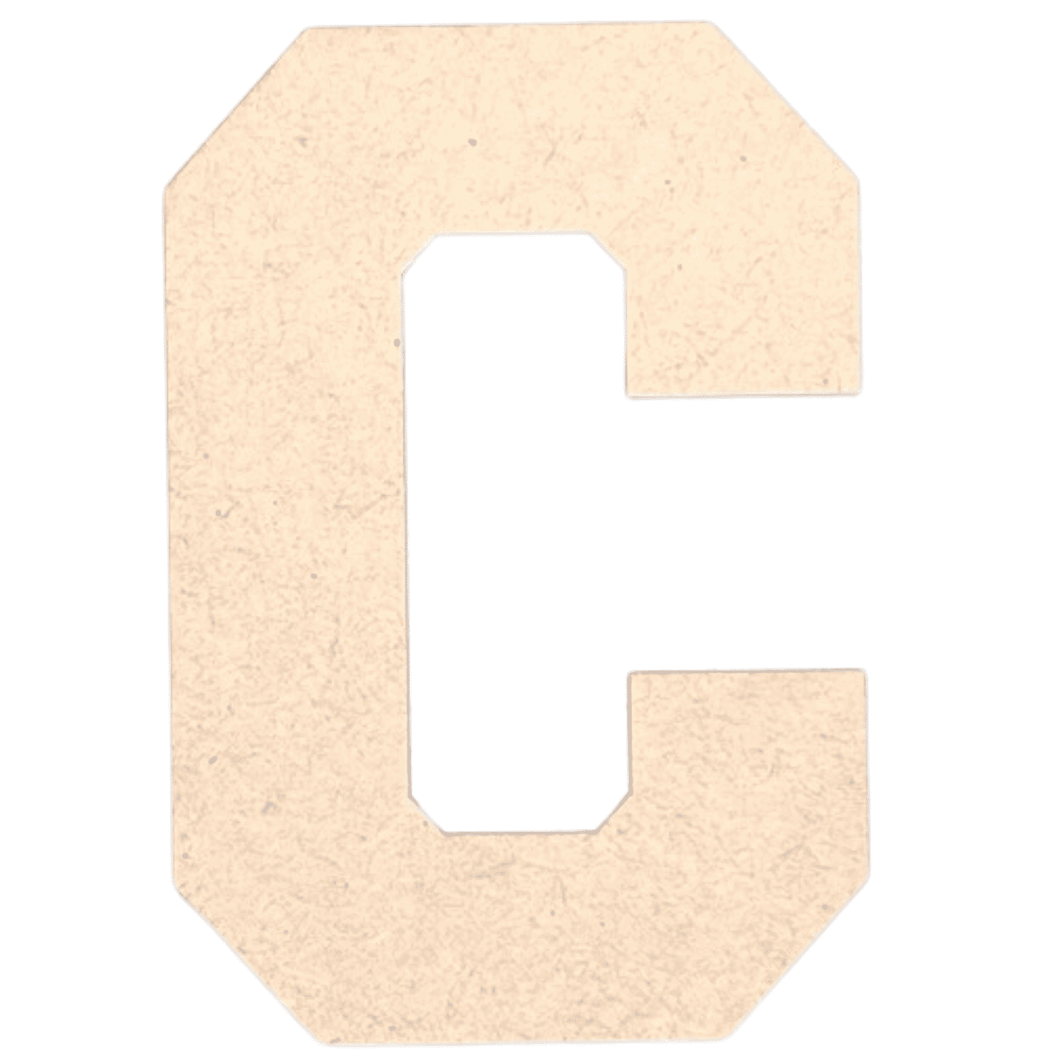 Krafty Supply - 8" Tall MDF Letter C | 1/8" Thick |Collegiate|Wooden ...