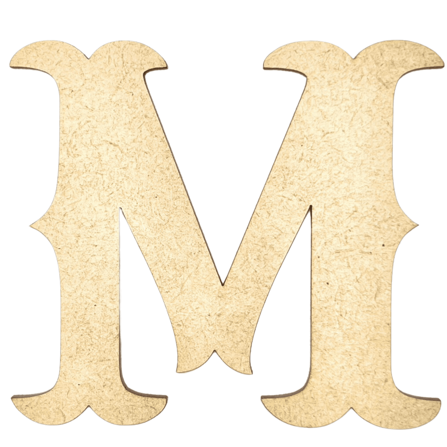 Krafty Supply 8" Tall MDF Letter M |1/8" Thick | Western Railroad ...