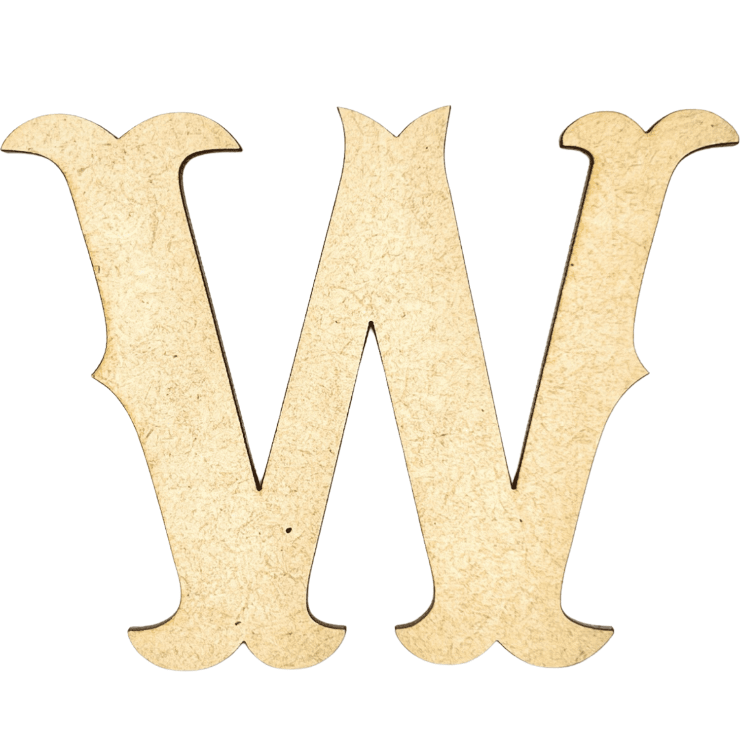 Krafty Supply 8" Tall MDF Letter W |1/4" Thick | Western Railroad ...