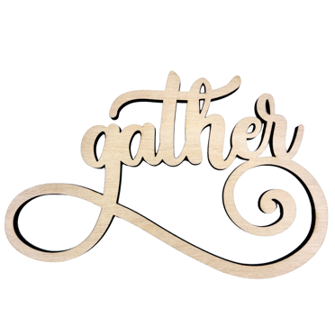 Krafty Supply Connected Word Grateful| 1/4" Birch Wood| Wood Crafts ...