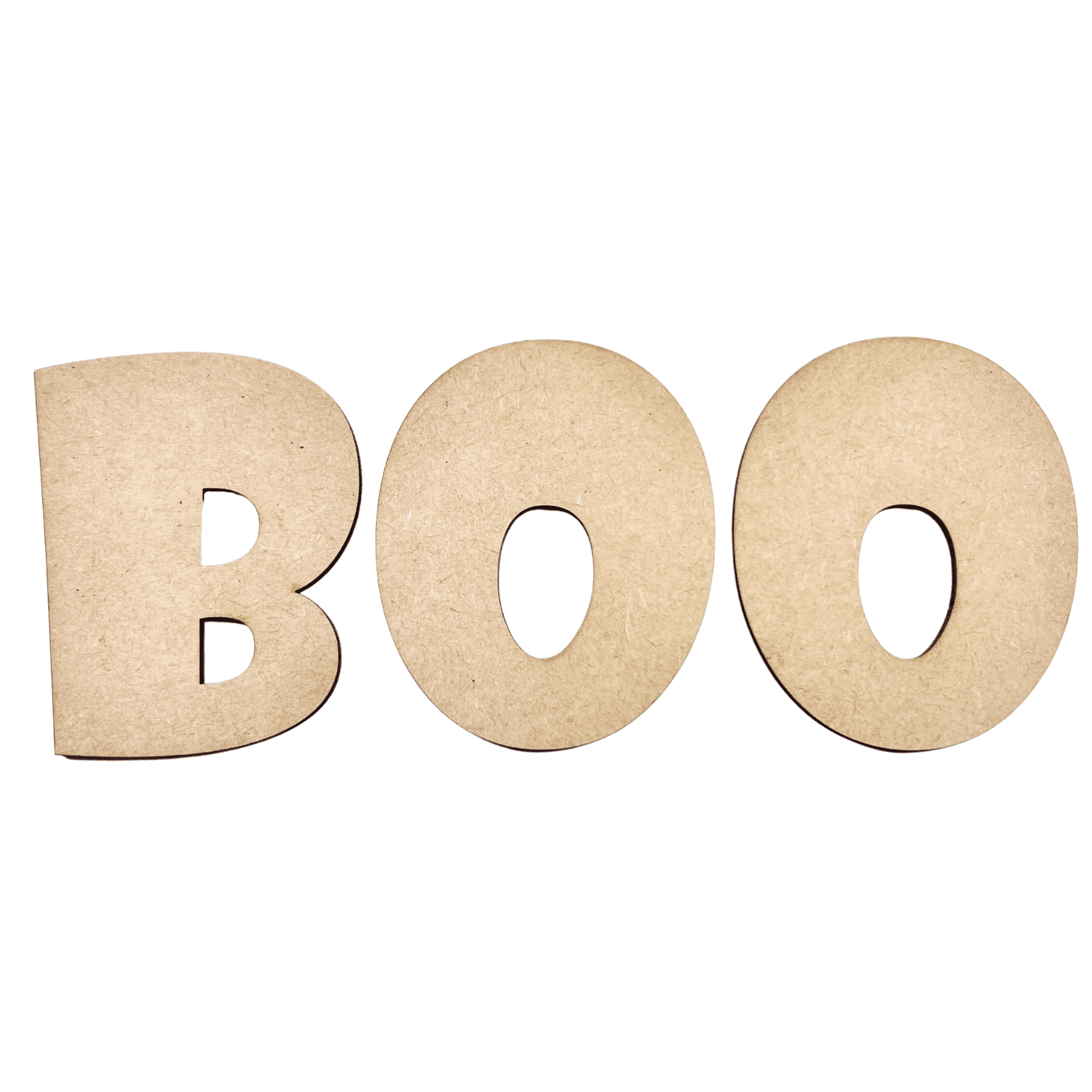 Krafty Supply Fat Letter Word BOO, Halloween Words, 1/8" MDF, Halloween ...