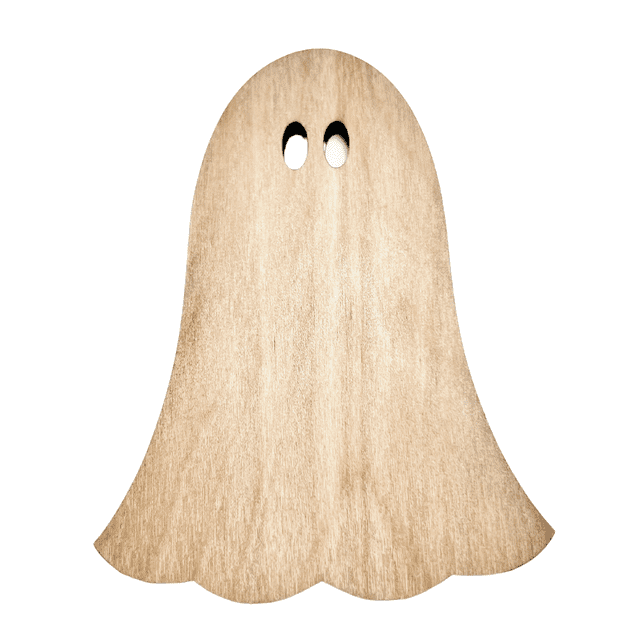 Krafty Supply Halloween Ghost Cutout. Wood Cut out 1/4"Birch 3" Tall ...
