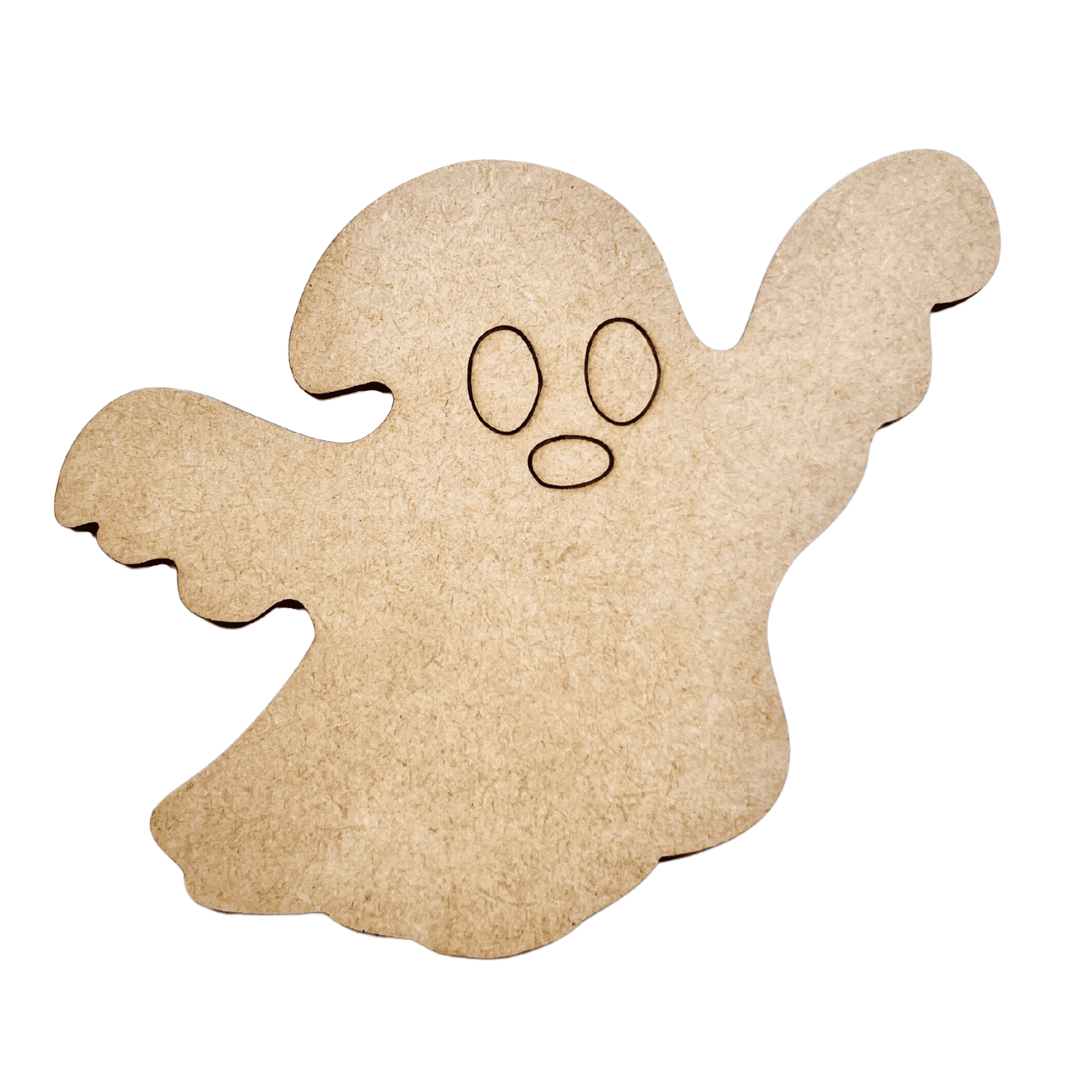 Krafty Supply Spooky Ghost with Score Lines. Wood Cut out 1/4"MDF 10 ...