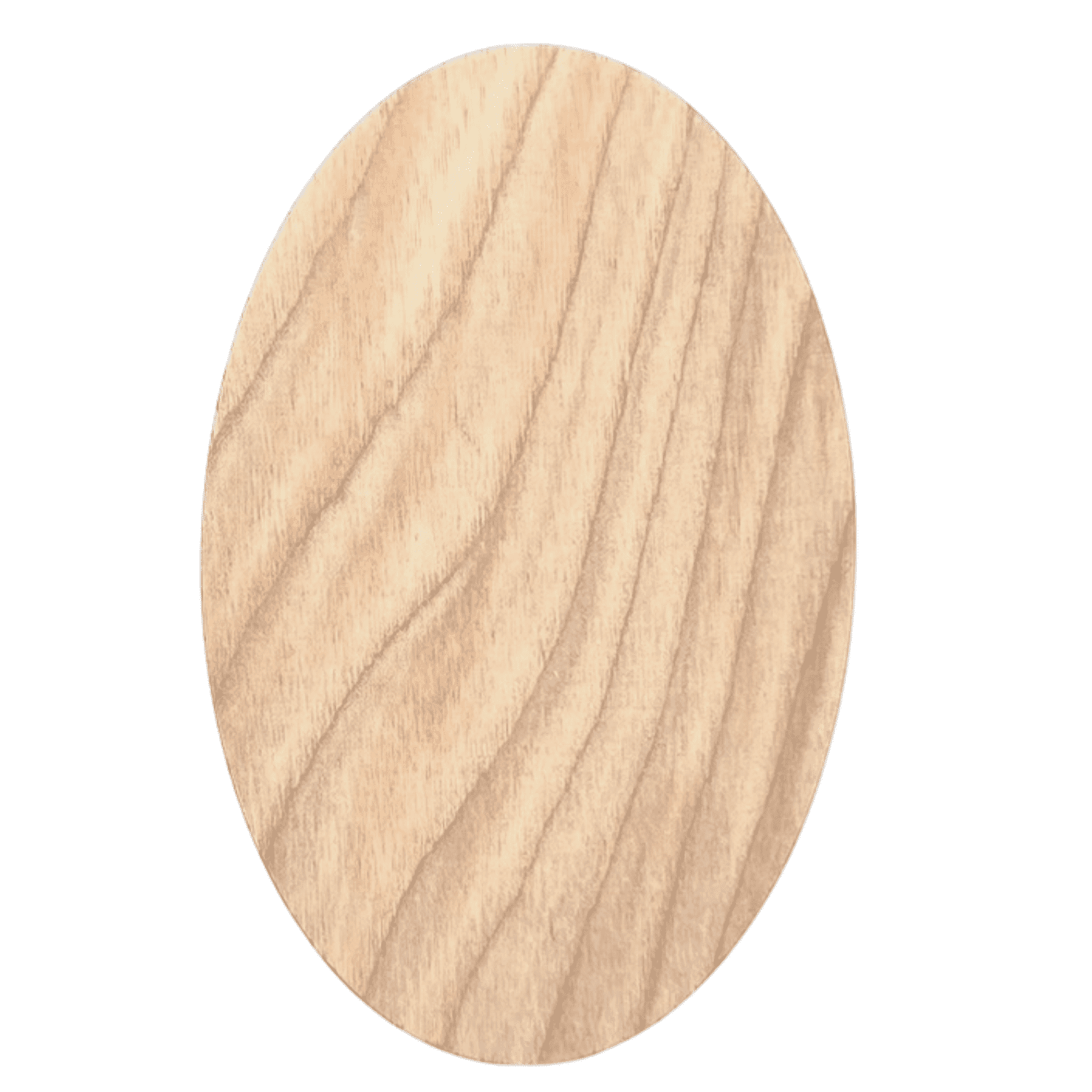 Krafty Supply Wood Ovals, 1/4" Thick Birch Wood, Bulk Set of 25 Wood Ovals, Medium, 6 inches ...