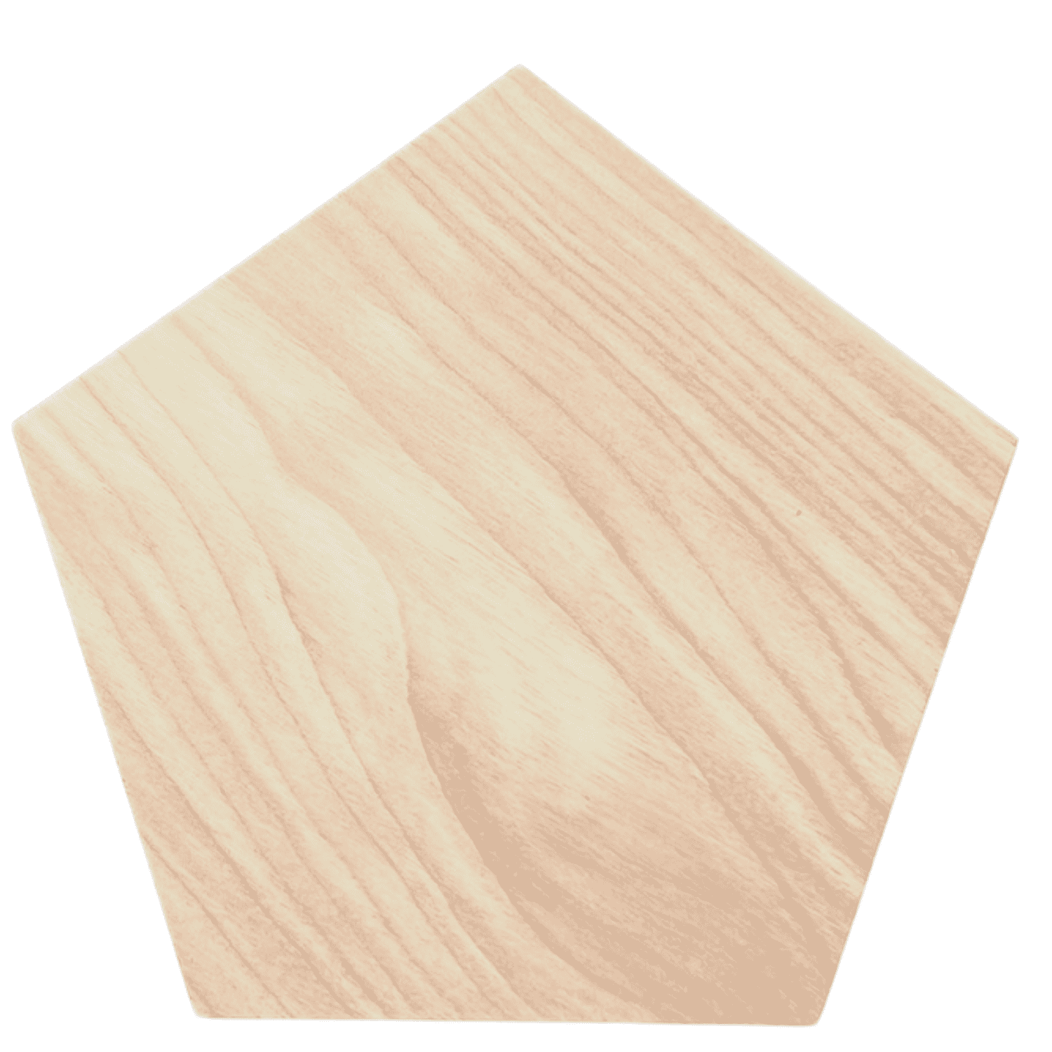 Krafty Supply Wood Pentagon, 1/4" Thick Birch Wood, 2 inches - Walmart.com